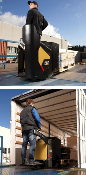 Cat® NPV20N2 2,0 tonnás, utazóplatformos raklapszállító targoncák