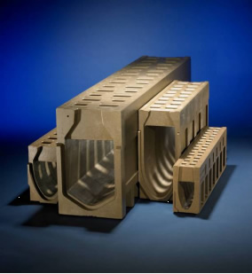 ACO DRAIN MONOBLOCK polimerbeton folyókák