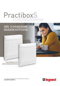 Practibox S multimédiás lakáselosztó hagyományos és okosotthonokhoz
