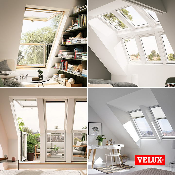 Formabontó tetőtéri ablak a VELUX-tól